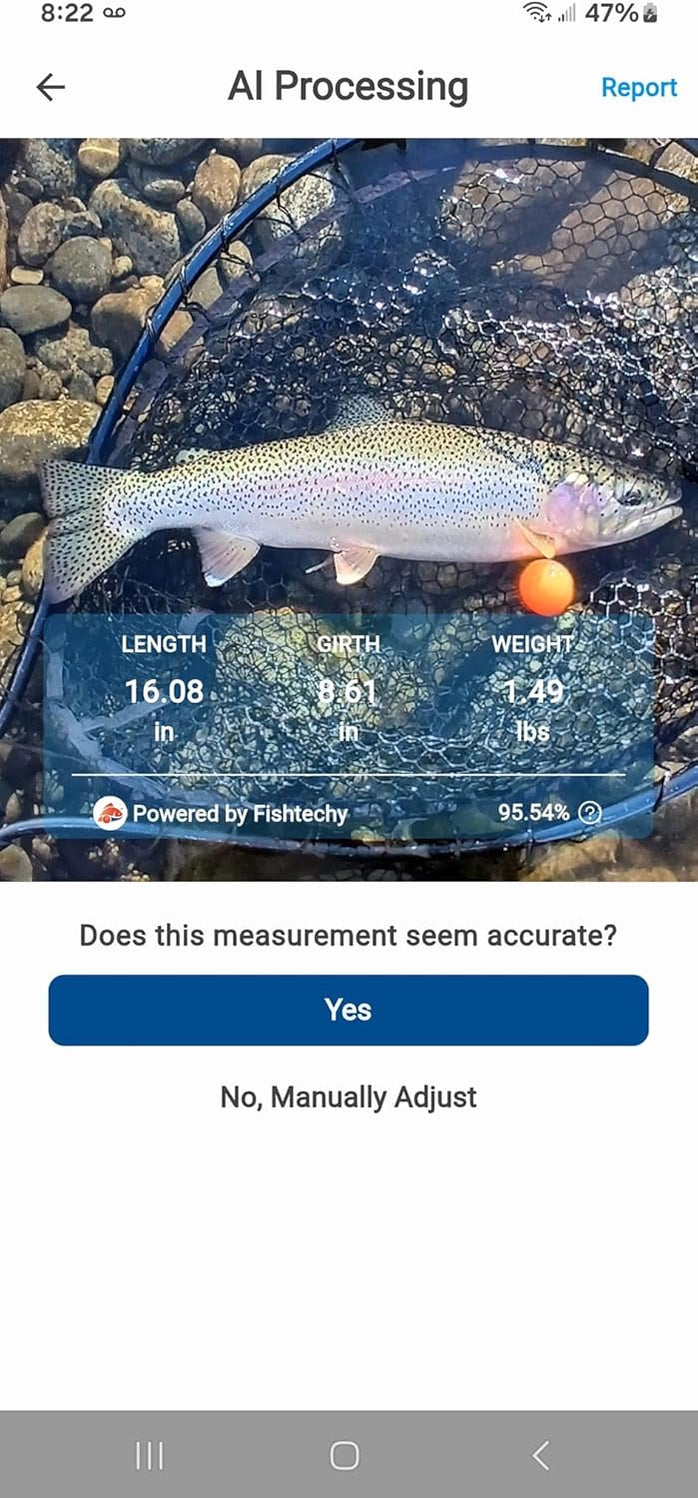 Fishtechy Proof Ball // Virtual Fish Measuring Device — Red's Fly Shop