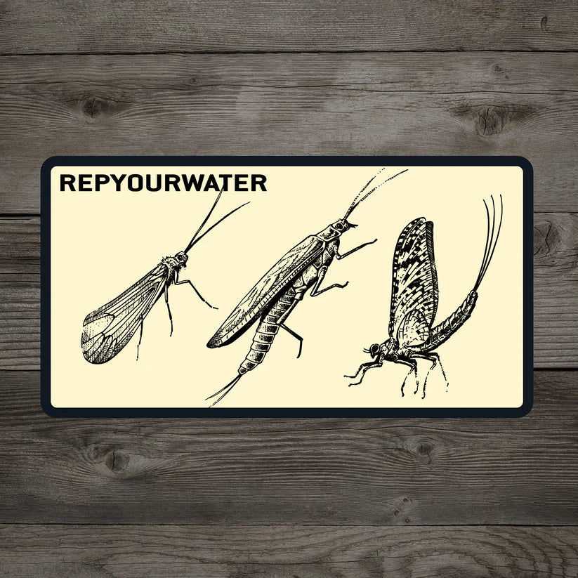Rep Your Water "The Hatch" Sticker — Red's Fly Shop