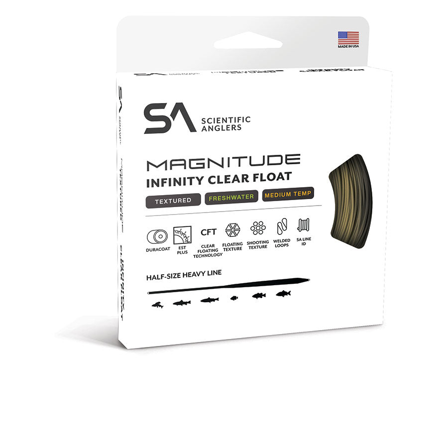 Scientific Anglers Magnitude Textured Infinity 10' Clear Float Tip ...