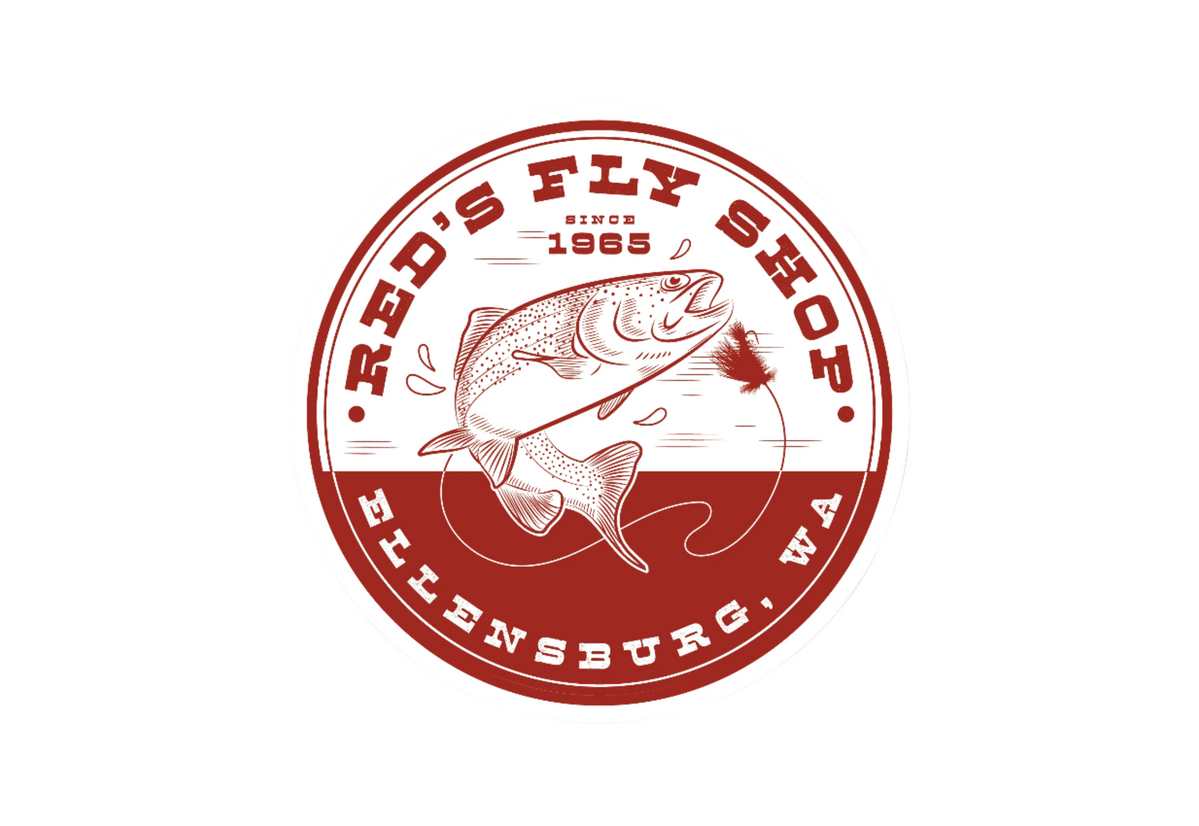 Red's Circle Trout Logo Sticker — Red's Fly Shop