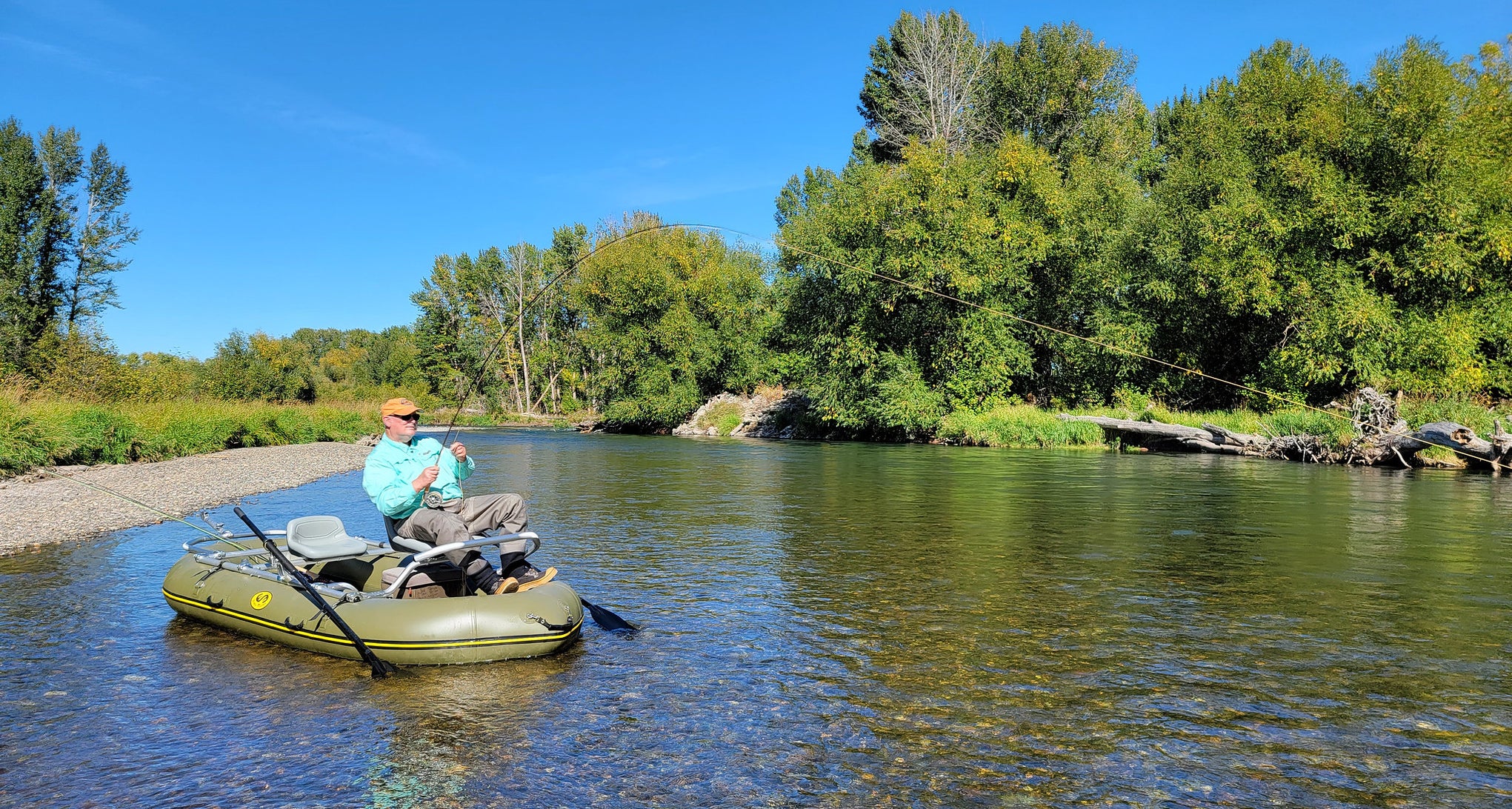 WaterMaster Bruin 2-3 Person Fishing Rafts // Upgraded with Sawyer Ste ...