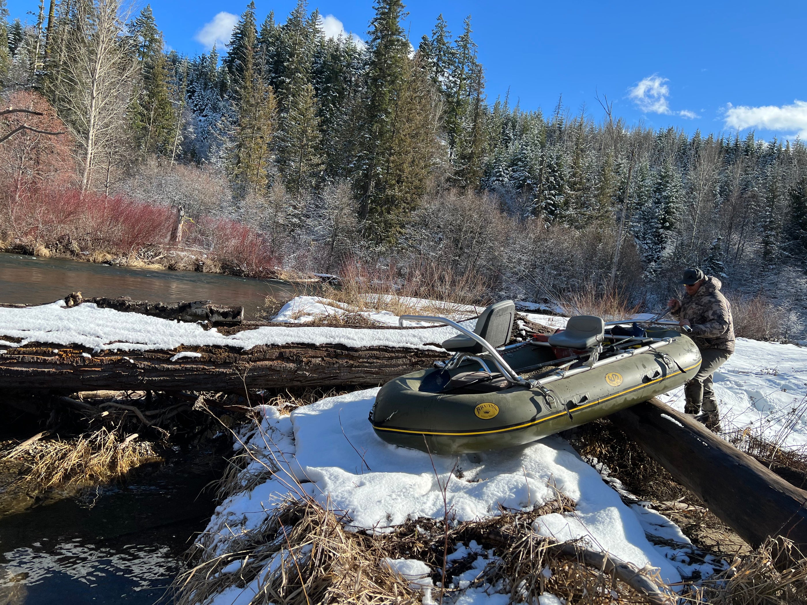 WaterMaster Bruin 2-3 Person Fishing Rafts // Upgraded with Sawyer Ste ...