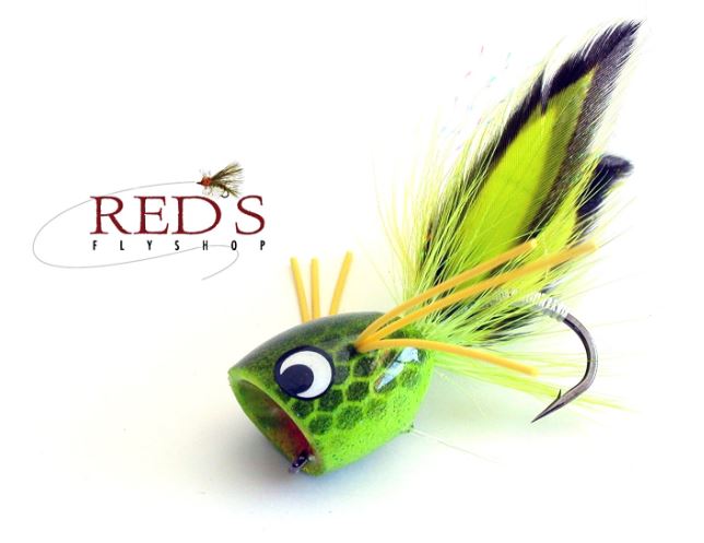 Bass Popper - Bass Fly, Smallmouth Bass Fly, a GREAT fly pattern! — Red ...